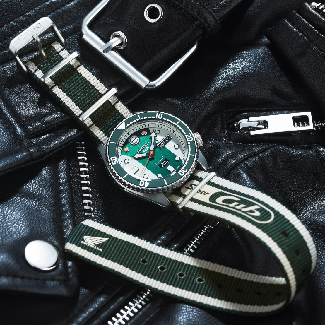New Seiko 5 Sport Honda Super Cub Watches - First Class Watches Blog
